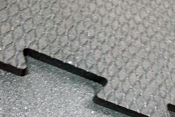 100 x 100 High Impact Rubber Tiles - Rhythm Sport LLC